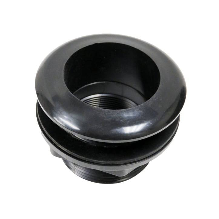 Slip Fit Bulkhead Fitting - 1-1/2\" FPT x 1-1/2\" SLIP | Ponds Online